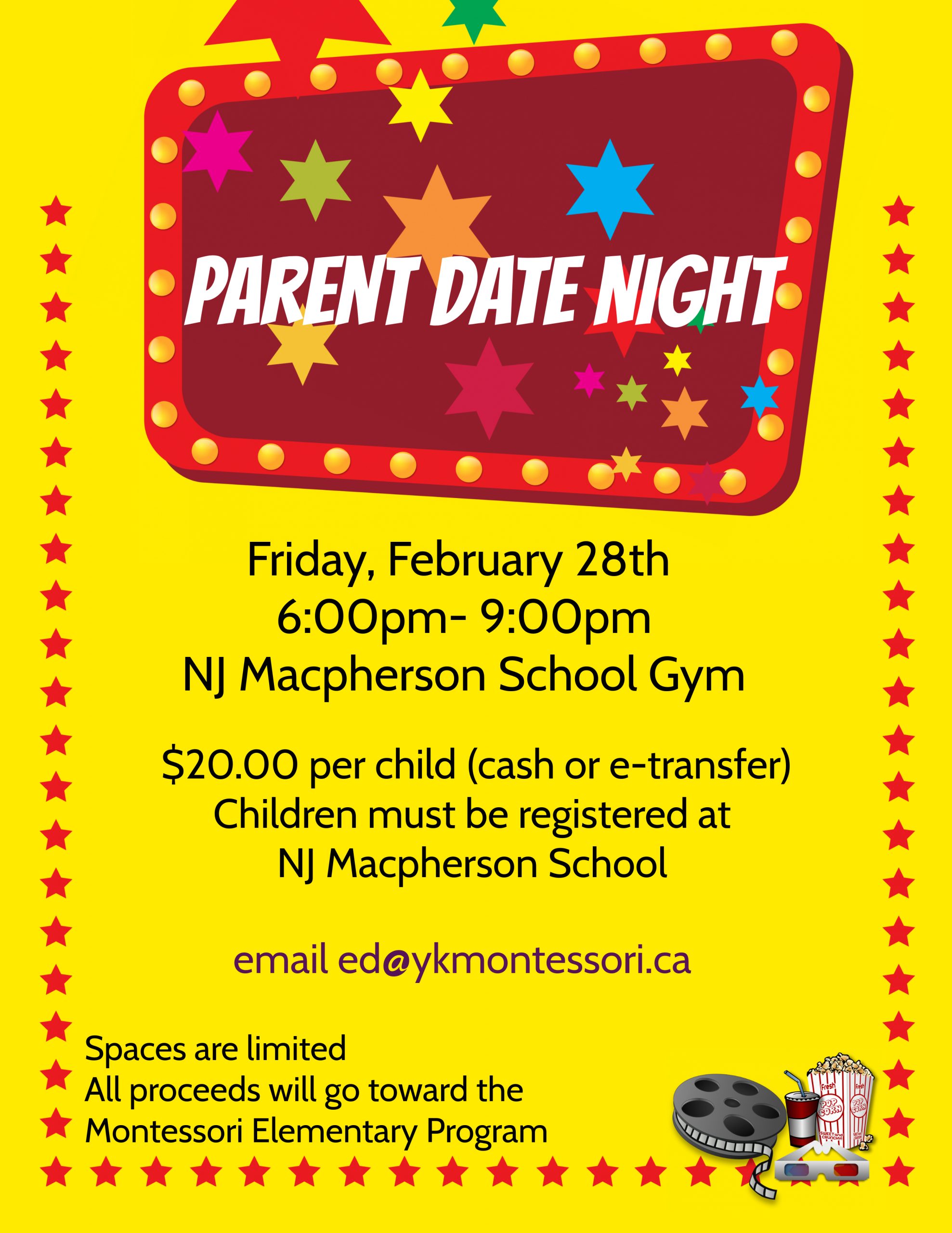 Parent Date Night Fundraiser - NWT Montessori Society